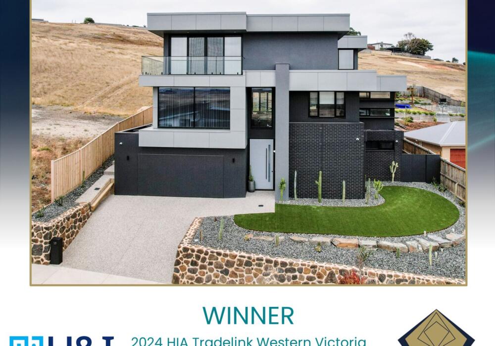 Custom built sloping block home - Lifestyle Builders Geelong